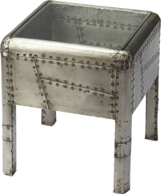 Yeager Aviator End Table - Industrial - Side Tables And End Tables - by ...