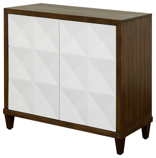 Modern Wood 40" Console With With doors, TV Stand, Fully Assembled ...
