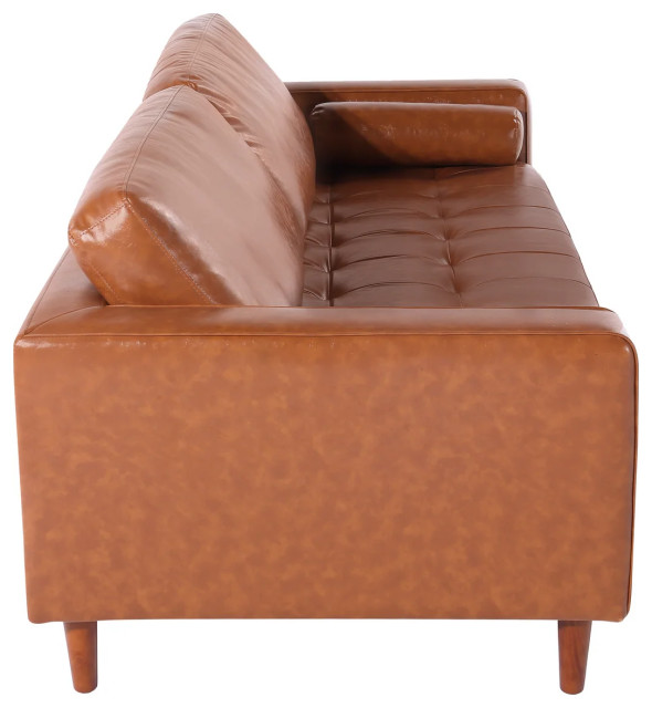 Cosmic Modern Contemporary Leather Armchair - Midcentury - Sofas - by ...