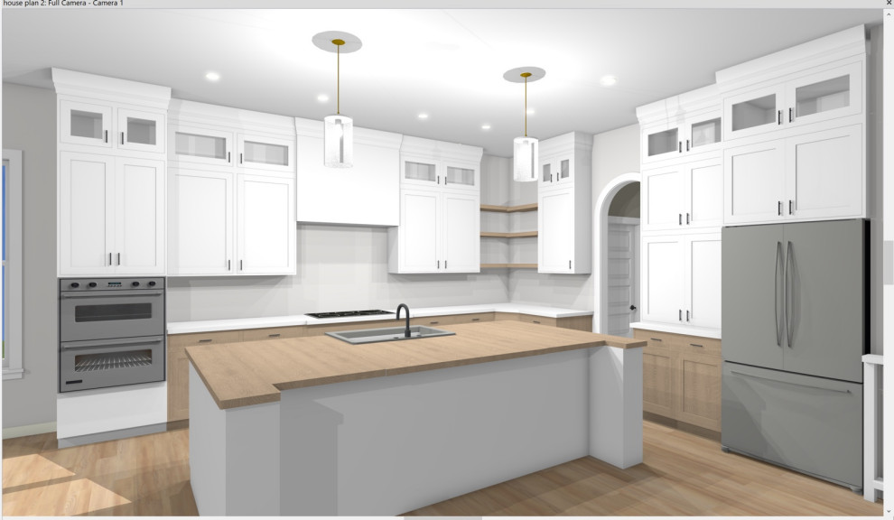Custom build - kitchen mock-up feedback