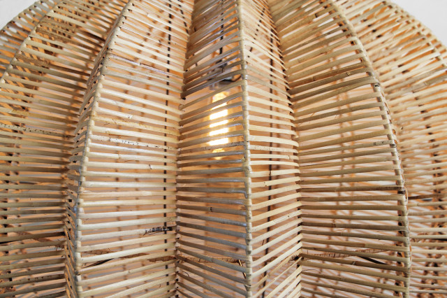 Raw Rattan Starfruit Lantern Large - Tropical - Pendant Lighting - by ...