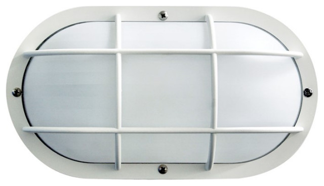 Thomas Lighting Essentials 1-Light 5031 Outdoor Wall Sconce, White ...