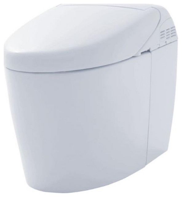 TOTO Neorest RH 15 1/4" Elongated Washlet with Wireless Remote Control ...