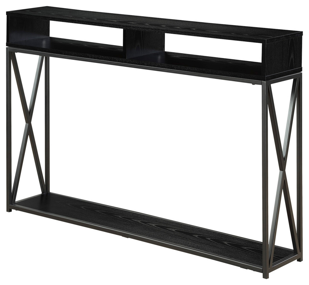 Tucson Deluxe Console Table With Shelf - Industrial - Console Tables ...