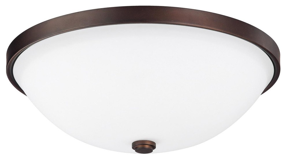 Capital Ceiling 2-Light Ceiling Fixture in Burnished Bronze - Modern ...