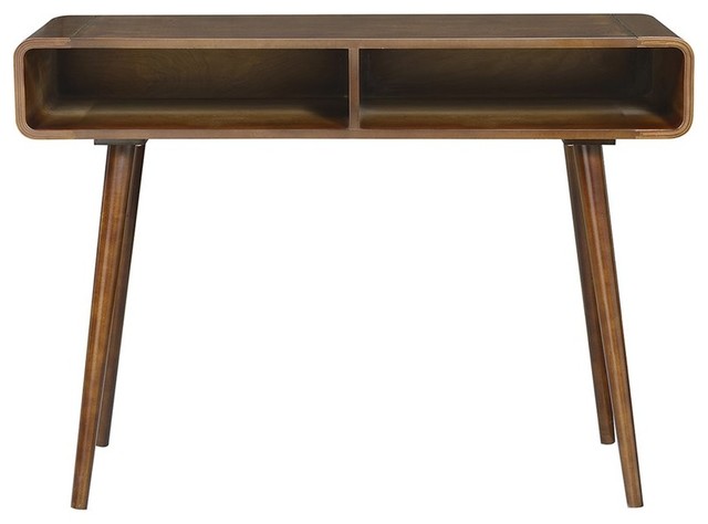 Convenience Concepts Napa Valley Console Table in Espresso Wood Finish ...