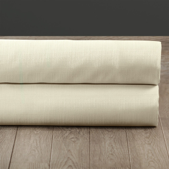 Gravity Ivory Italian Faux Linen Fabric Sample, 4Wx4L, 4W x 4L ...