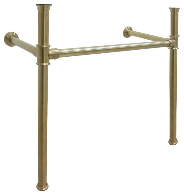 VPB13687 Fauceture Stainless Steel Console Sink Legs, Brushed Brass ...