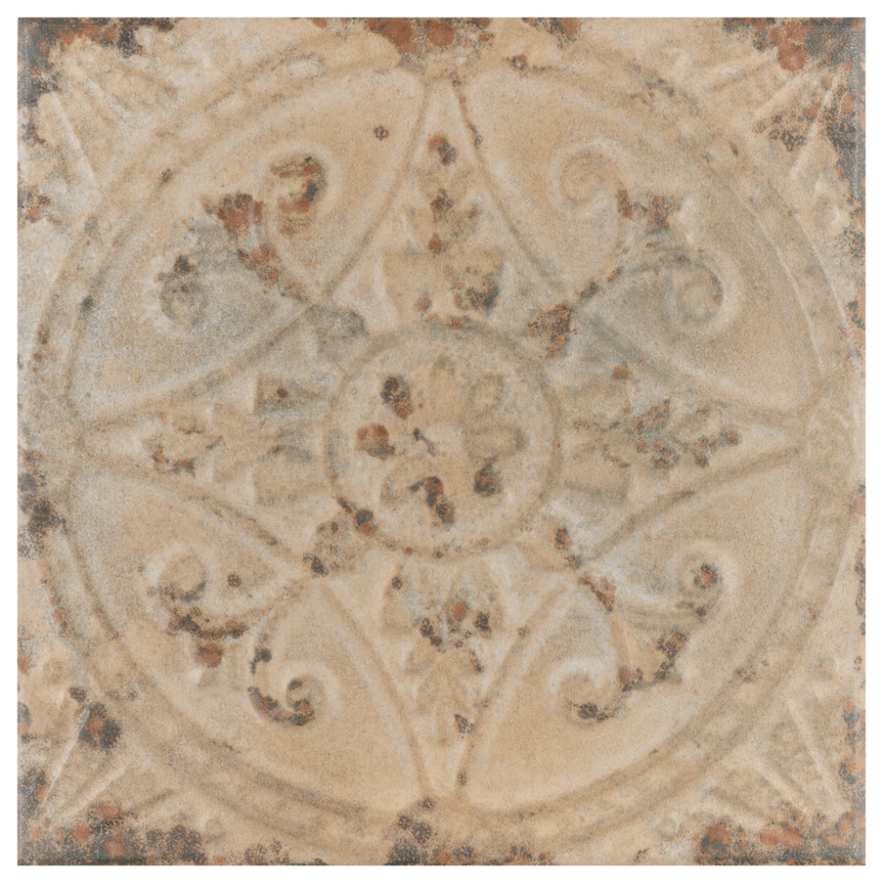 Saja Ceramic Floor and Wall Tile, Blanco, Blanco, Sample - Farmhouse ...
