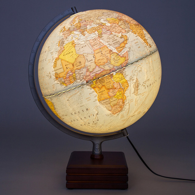 Aviator II Illuminated Globe - Modern - World Globes - by Waypoint ...