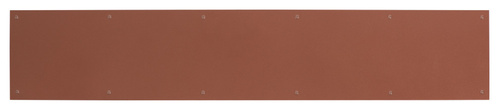 8" x 28" Kick Plate Copper Metal Powder Coated - Traditional - Door ...