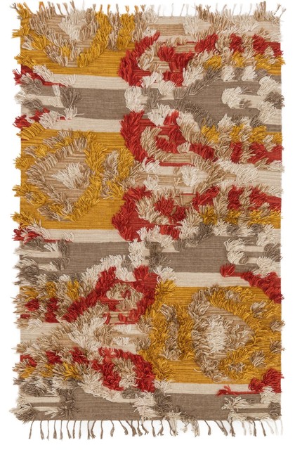 Loloi FableX Fd-02 Camel / Sunset Hand Woven Area Rugs, 3'-6" x 5'-6 ...