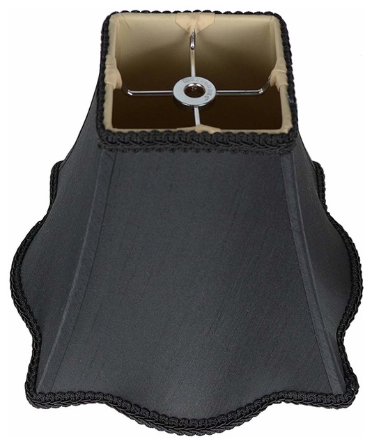 Scalloped Box Lamp Shade, 5x12x10" - Traditional - Lamp Shades - by ...