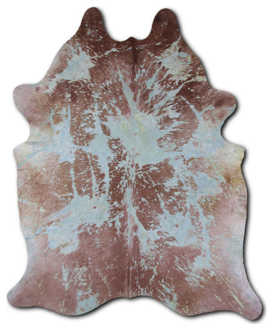 ACID WASHED HAIR ON Cowhide Rug DE DISTRESSED LIME GREEN, 5'x7' to 6'x8 ...