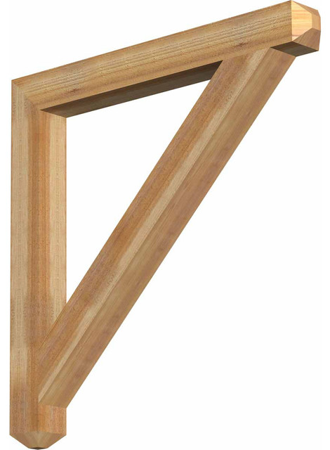 Traditional Craftsman Bracket, 38"D x 38"H - Transitional - Corbels ...