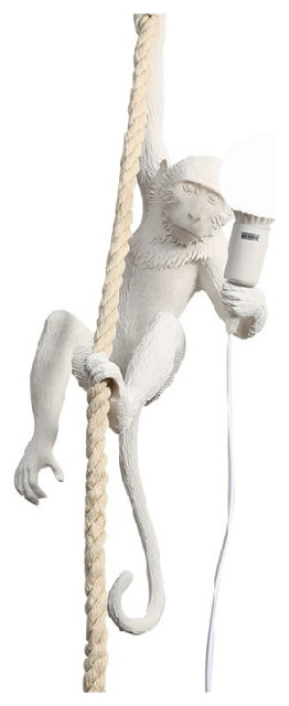 Monkey Hanging Lamp - Eclectic - Pendant Lighting - by HomeCraftDecor ...