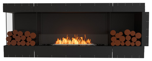 EcoSmart™ Flex 78LC.BX2 Left Corner Fireplace - Wall-Mounted Ethanol ...