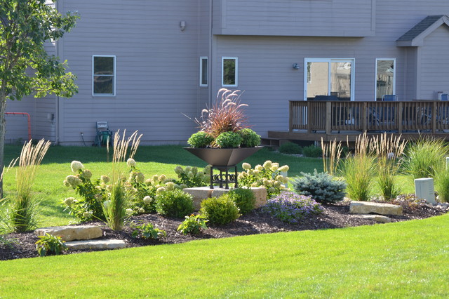 Backyard Landscaping Berm