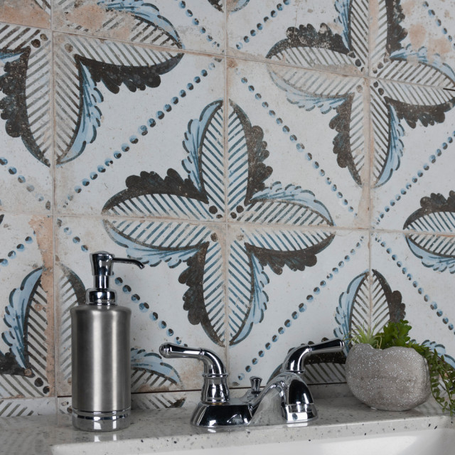 Kings Root Ceramic Floor and Wall Tile, Sample - Farmhouse - Wall And ...