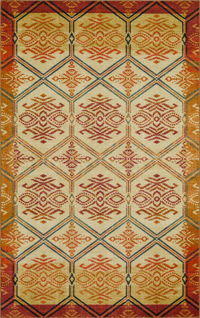 Mohawk Home Andromeda Red 5' x 8' Area Rug, 10' x 14' - Southwestern ...