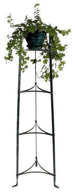 Handcrafted 4-Tier Designer Stand Hammered Steel (Unassembled ...