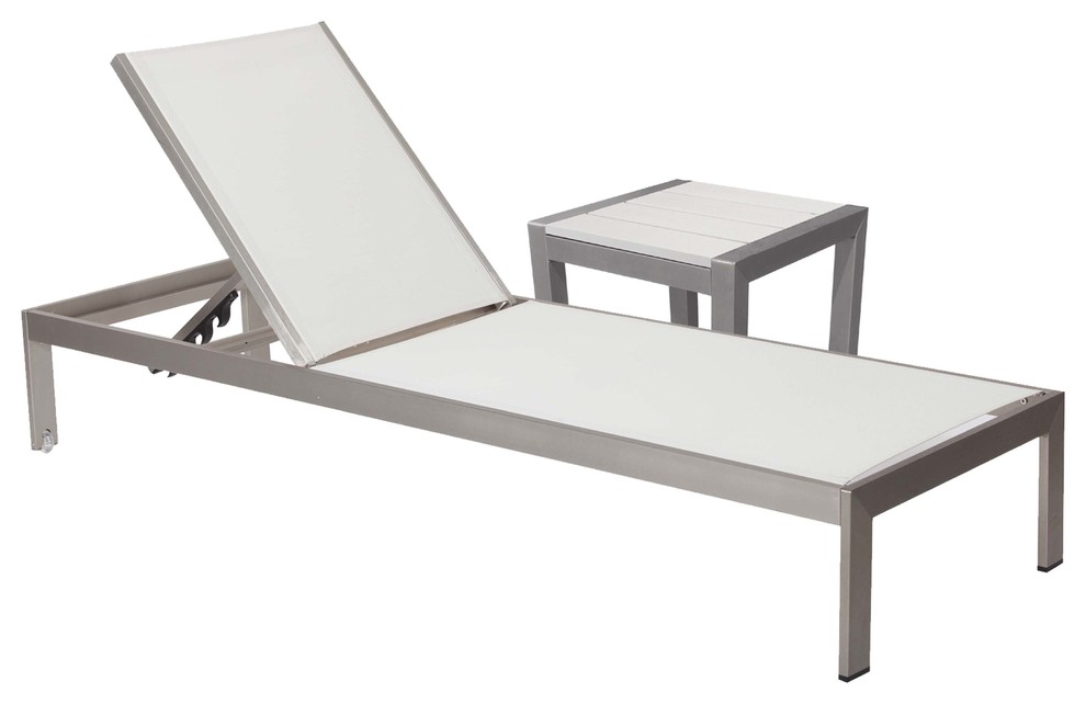 Sally Lounger and Side Table - Contemporary - Outdoor Lounge Sets - by ...