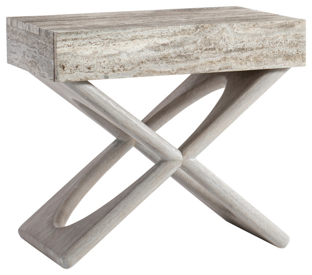 Bernhardt Sereno Nightstand, 32 W" x 19.25 D" x 29 H" - Farmhouse ...