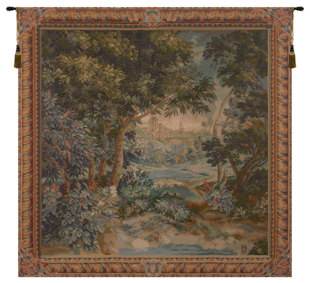 Verdure Cascade European Tapestry Wall hanging - Traditional ...