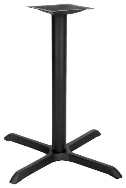 30'' x 30'' Restaurant Table X-Base with 3'' Dia. Table Height Column ...