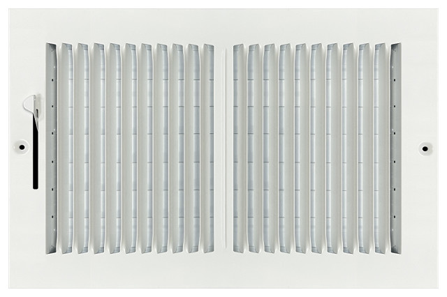 Sidewall Ceiling Register, 12"x8" - Contemporary - Registers Grilles ...