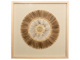 Feather & Shell Wreath Shadow Box Wall Décor - Contemporary - Wall ...