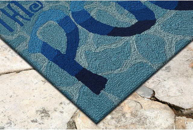 Frontporch This Way To The Pool Indoor/Outdoor Rug, 2'x3 ...