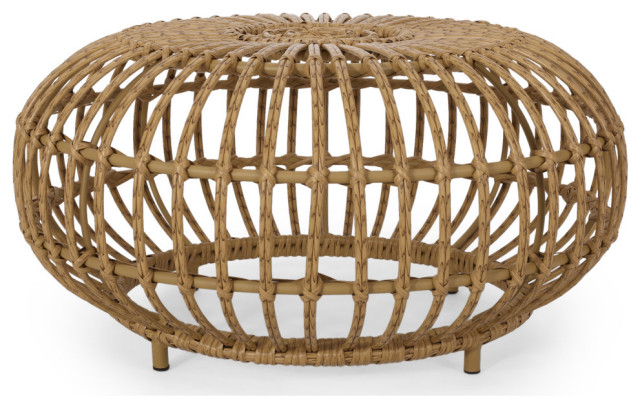 Whitetail Wicker Coffee Table - Tropical - Coffee Tables - by GDFStudio ...