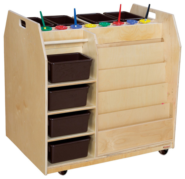 Trolley Art Cart - Contemporary - Bar Carts - by Wood Designs | Houzz