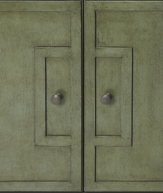 Imperial Green Console Cabinet - Farmhouse - Accent Chests And Cabinets ...