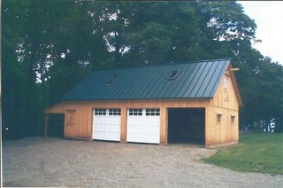 Gable Style Pole Barns - Traditional - New York - by PINE RIDGE POLE ...