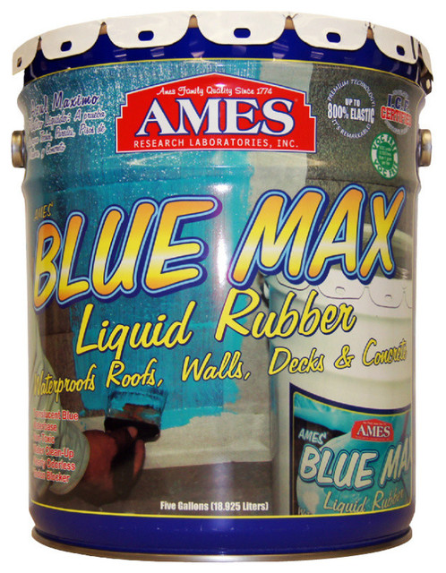 Ames® Research BMX5RG Regular Grade Blue Max™ Liquid Rubber, 5 Gallon ...