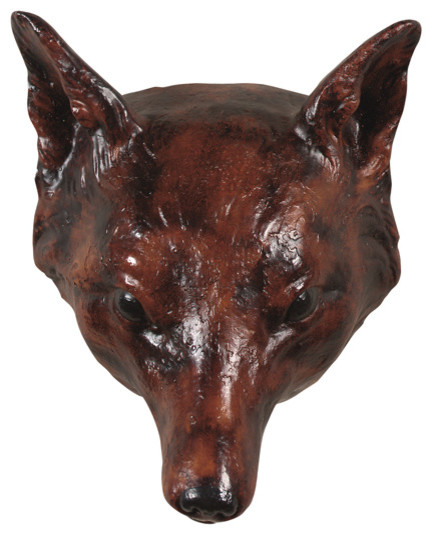 Fox Head Sculpture - Wall Sculptures - by Lodgeandcabins | Houzz