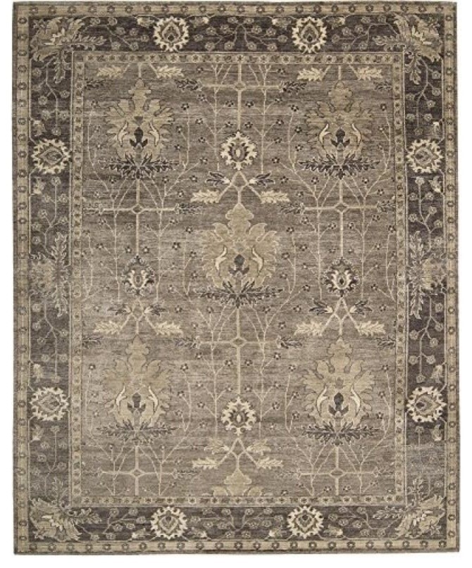 Nourison Aldora Opal/Gray Area Rug, 8'6"x11'6" - Mediterranean - Area ...