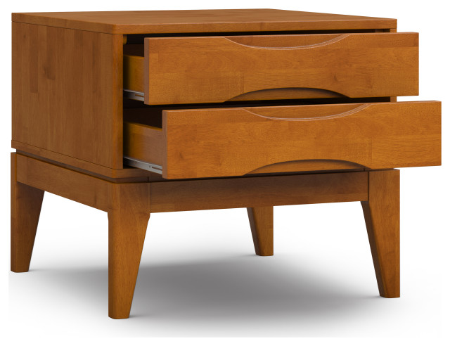 Harper Solid Hardwood End Table - Transitional - Side Tables And End ...