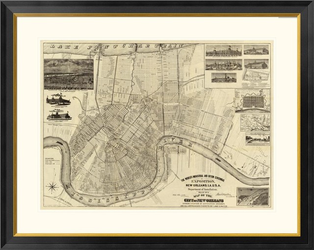 The World'S Industrial And Cotton Centennial Exposition, 1885, 26"x1.5 ...