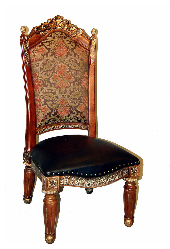 Heavy Old World Dining Chairs, Set of 2 - Victorian - Dining Chairs ...