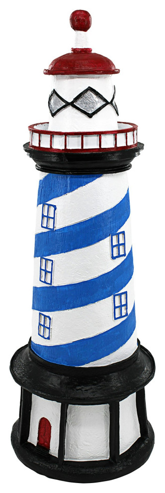 Maritime Point Lighthouse Statue - Beach Style - Garden Statues And ...