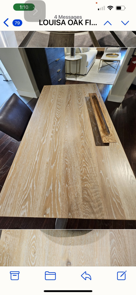 hello with side chairs for Bassett Louisa oak table