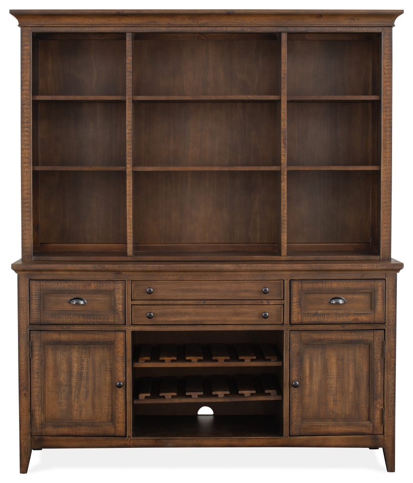 Buffet With Hutch - Rustic - China Cabinets And Hutches - by Magnussen ...