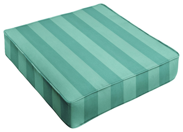 Sorra Home Outdoor/Indoor Corded Deep Seating Cushion, 25"x23"x5 ...