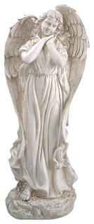 Constances Conscience Angel Statue - Traditional - Garden Statues And ...