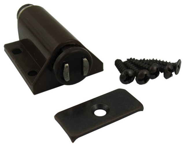 99785-Br Single Magnetic Touch Latch Brown Plastic - Traditional ...