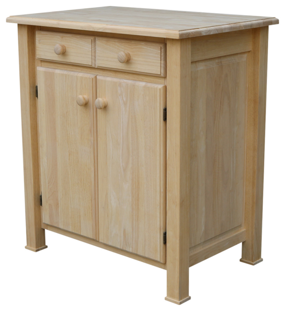 Kitchen Work Center - Transitional - Kitchen Islands And Kitchen Carts ...