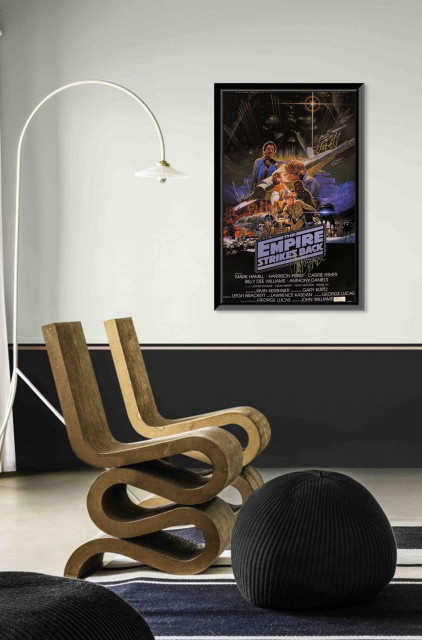 The Empire Strikes Back signed movie poster, 27x40 inches ...